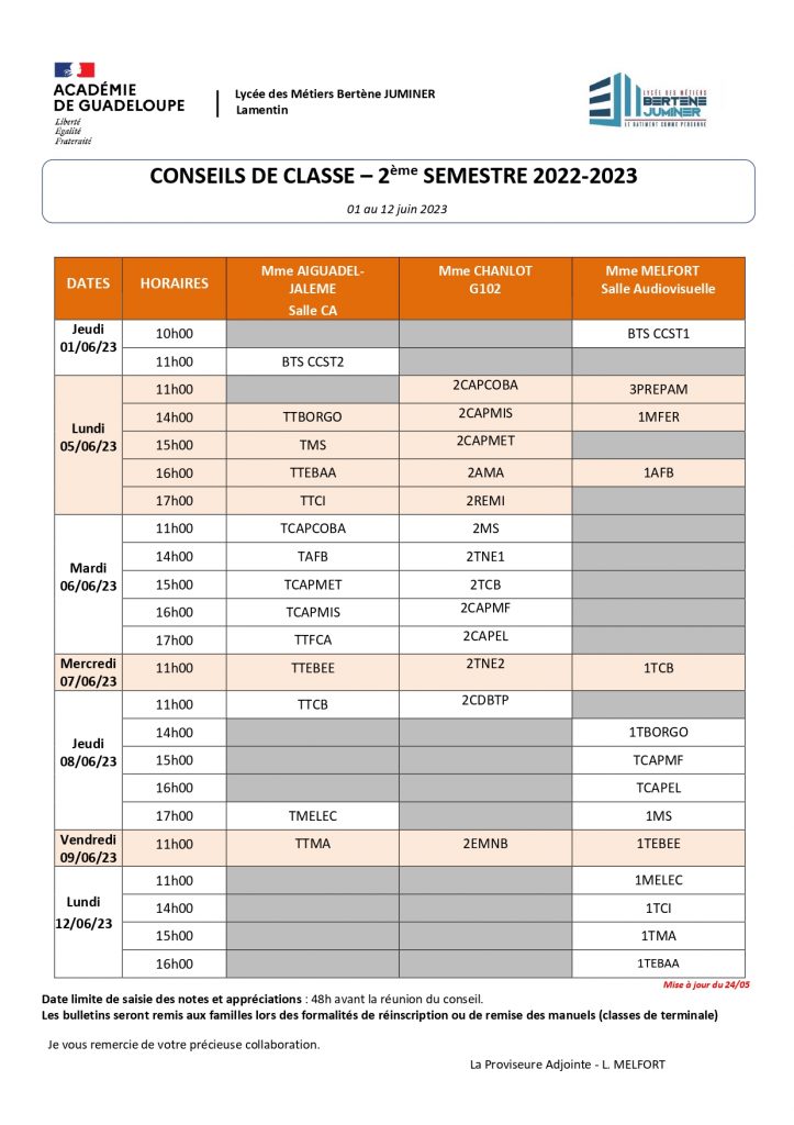Consultez le calendrier détaillé pour connaître les dates et heures de ...